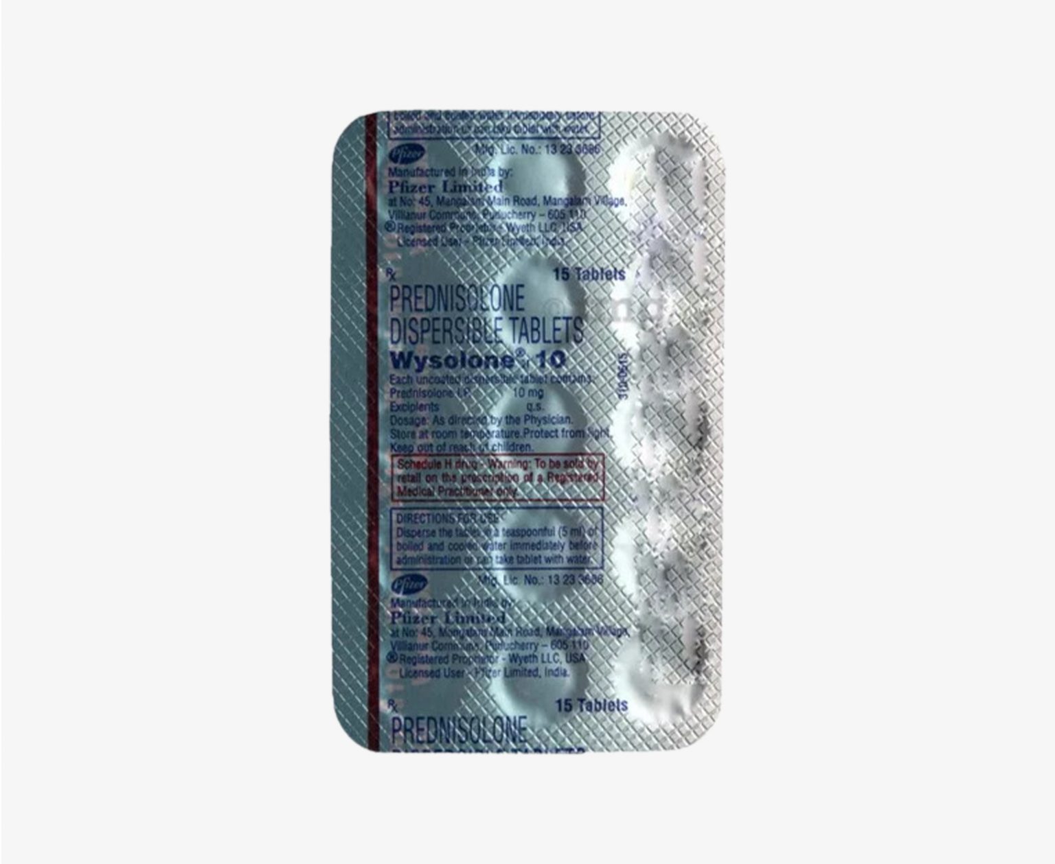 Wysolone Dt 10 Mg Tablets - ACS Pharma